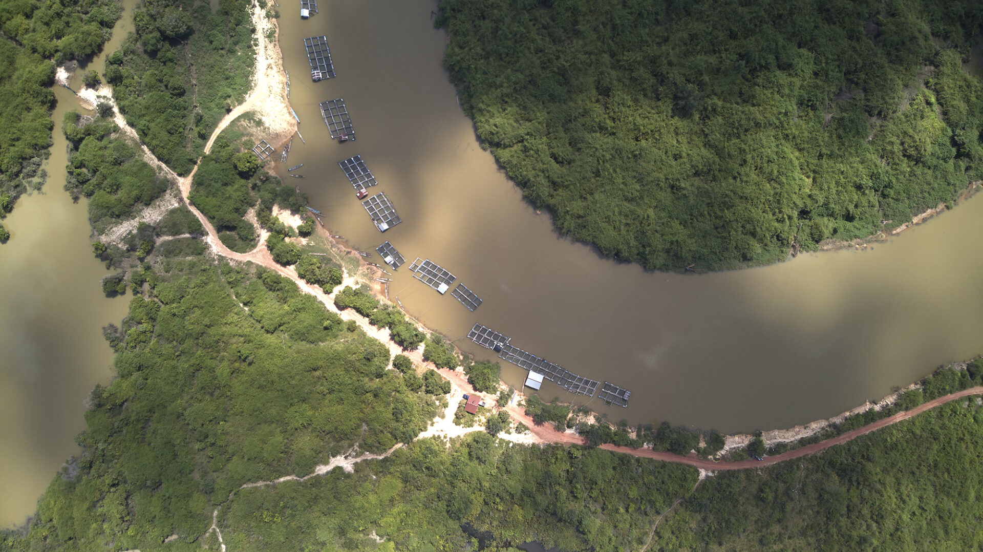 The Lower Songkhram River from the Air | Bangkok Tribune