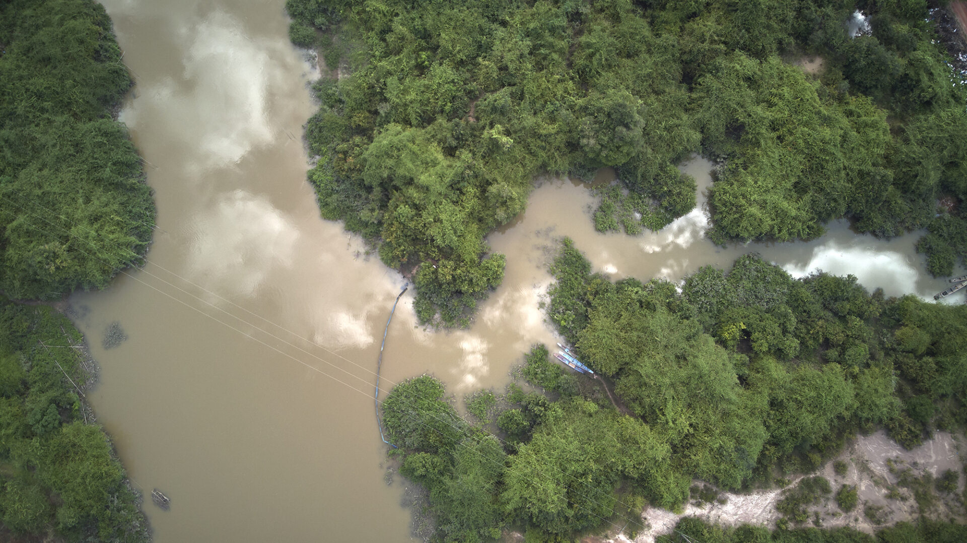 The Lower Songkhram River from the Air | Bangkok Tribune
