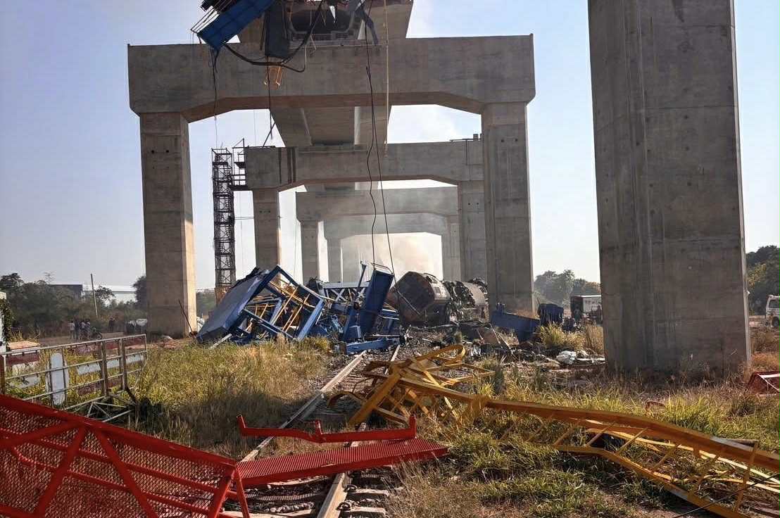 At least 32 killed as crane at BRI railway construction site in Korat ...